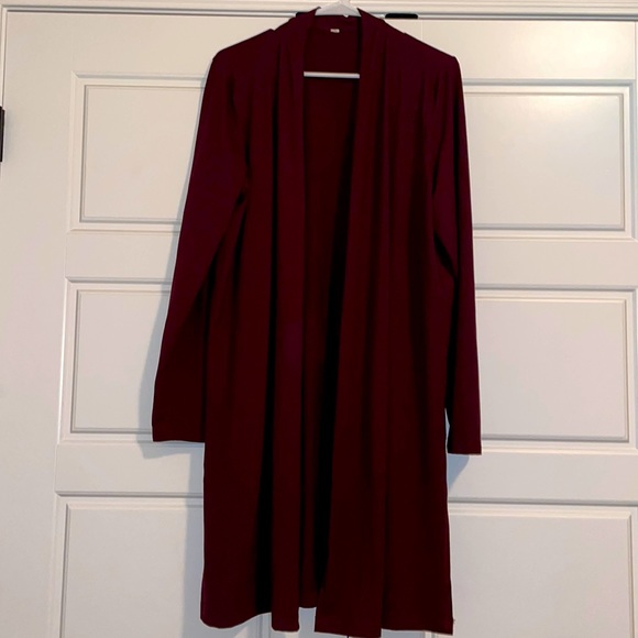rae mode | Sweaters | Wine Maroon Stretchy Butter Fabric Rae Mode ...